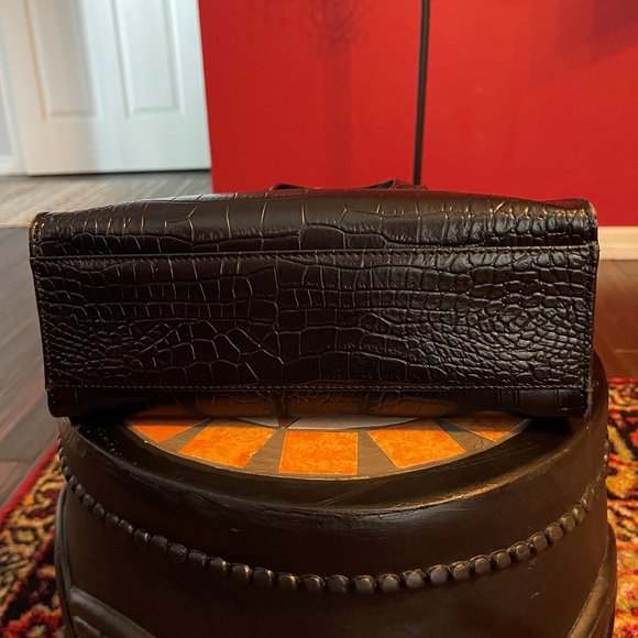 Kurt Geiger | Bags | Kurt Geiger London Black Crocodile Embossed ...